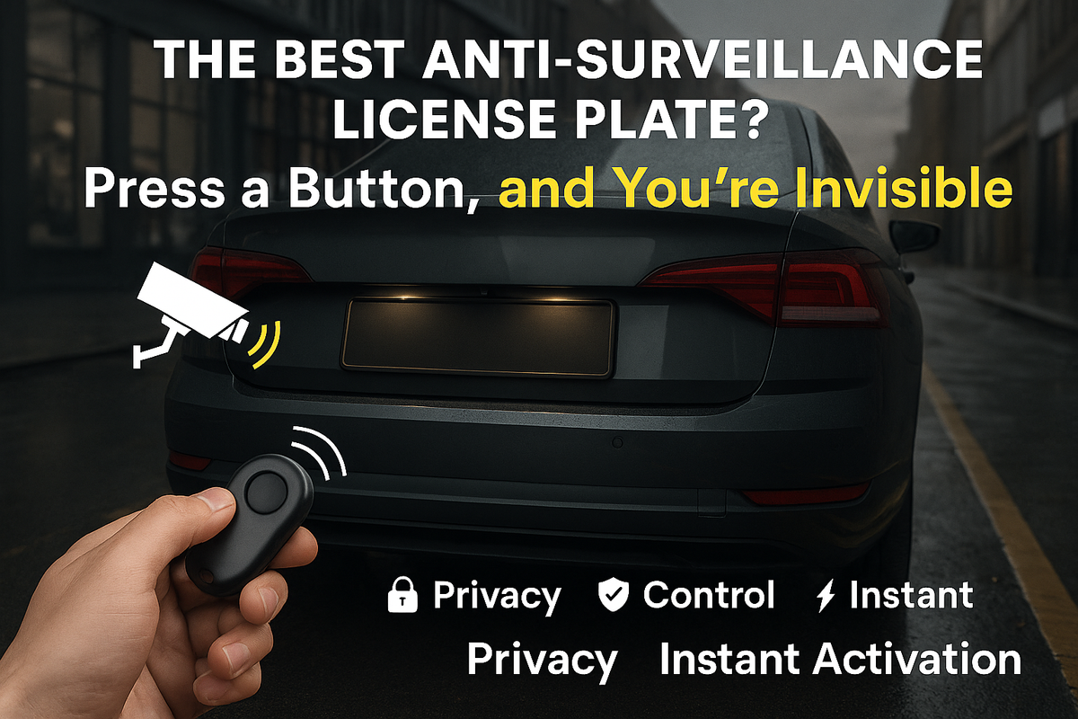 Anti-Surveillance License Plate | Instant Privacy System – Master Car ...