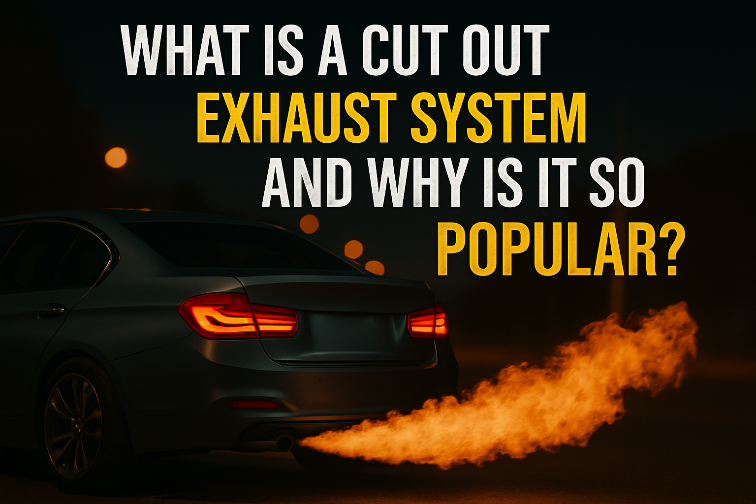 What Is a Cut Out Exhaust System? | Master Cars– Master Cars Store